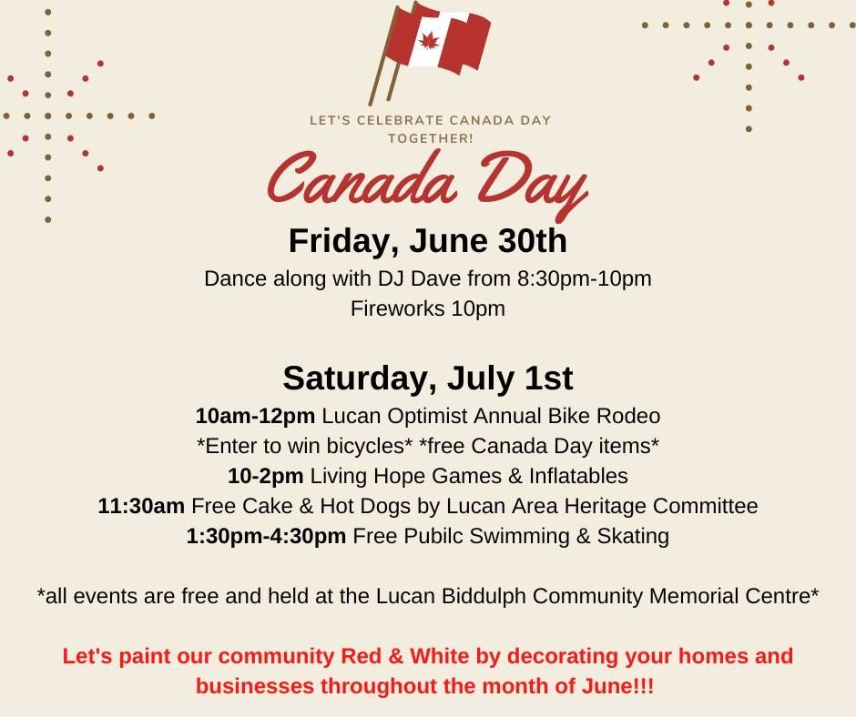Canada Day in Lucan | Visit Middlesex Canada Day in Lucan | Visit Middlesex